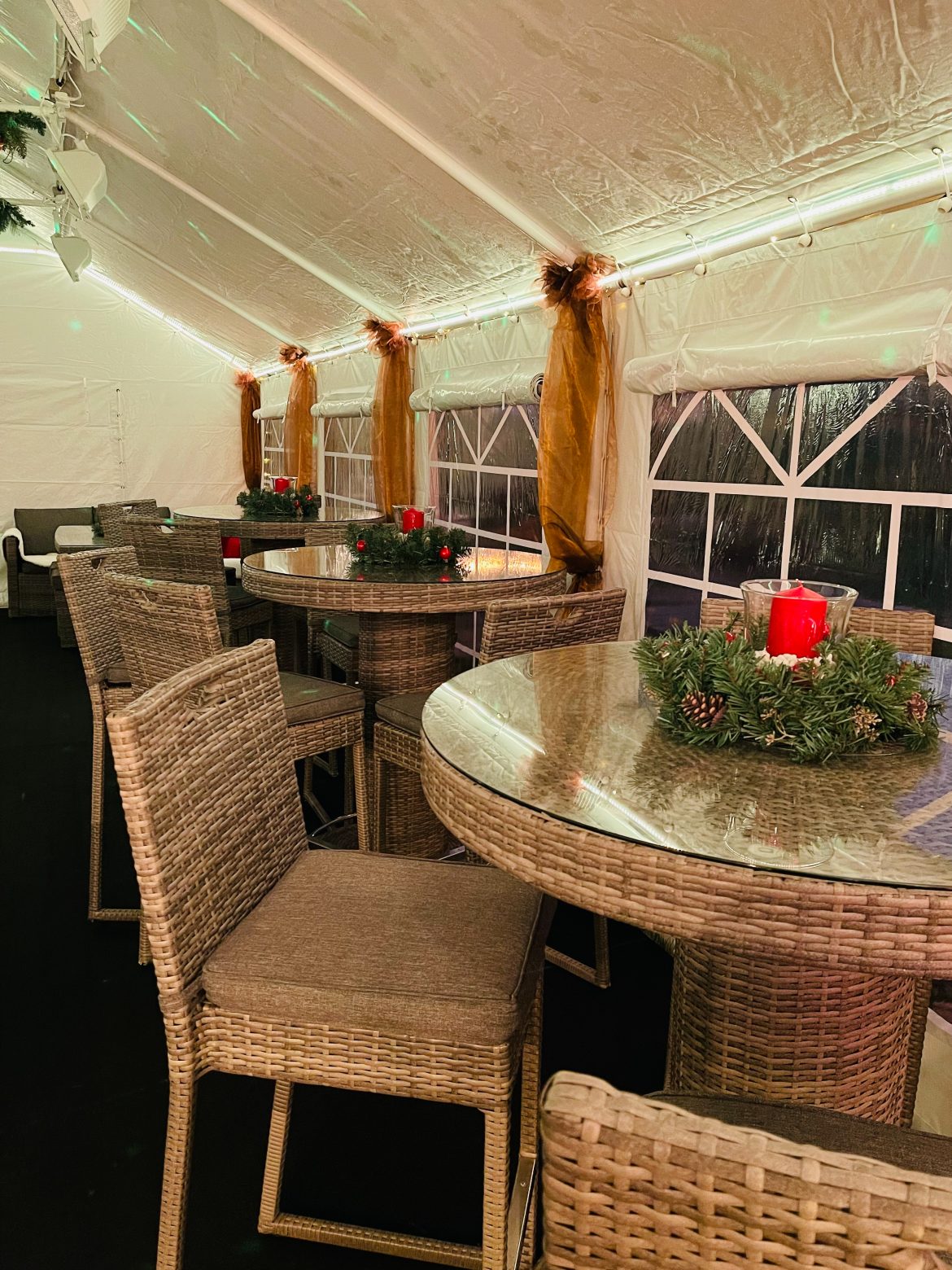 The Gardens Marquee - The Woodhouse Gardens